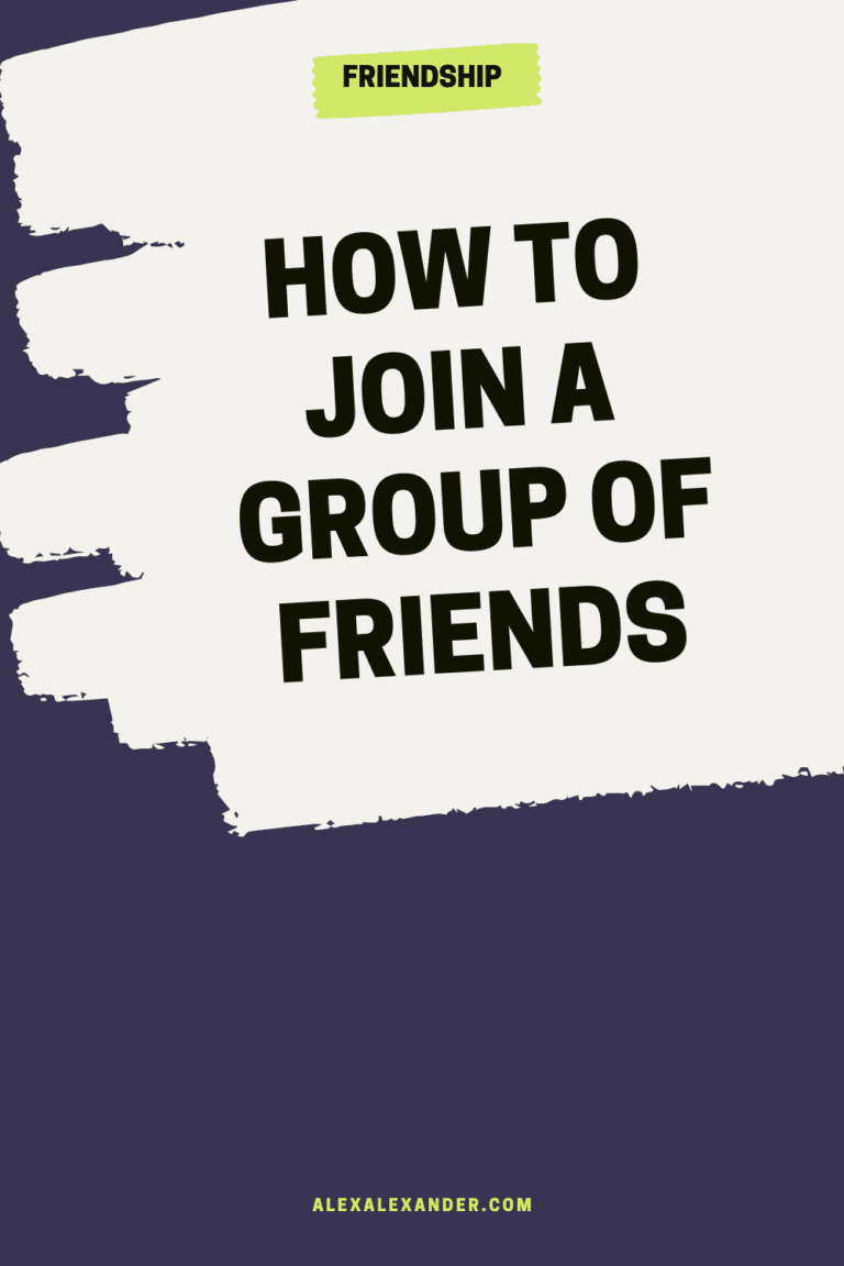 How to Join a Group of Friends