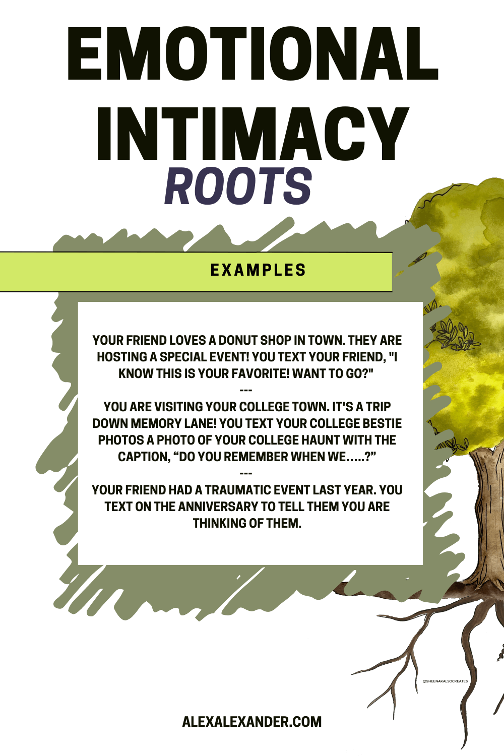The Three Kinds of Roots - Key to Lasting Friendships